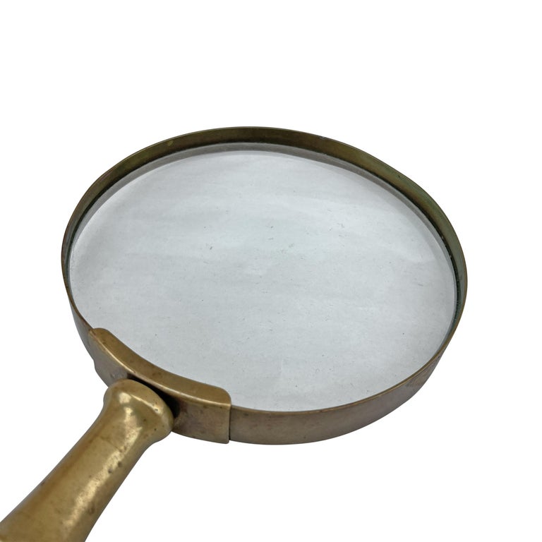 19th Century English Brass Magnifying Glass at 1stDibs