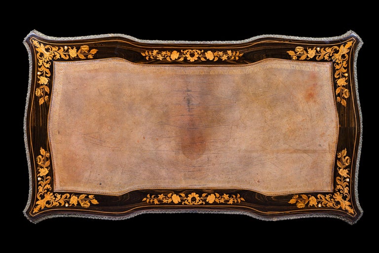 19th Century English Bureau Plat in the Manner of Edward Holmes Baldock ...