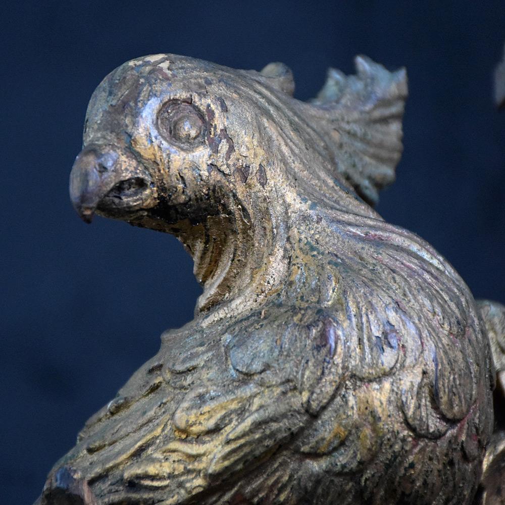 19th Century English Carved Fragment Ho Ho Bird at 1stDibs