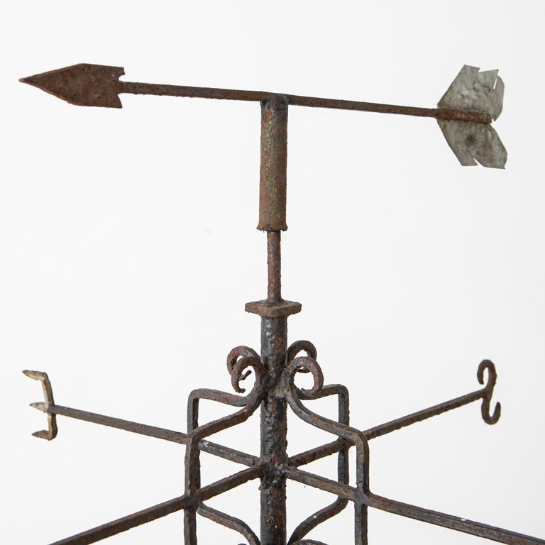 19th Century English Cast Iron Victorian Weathervane For Sale at 1stDibs
