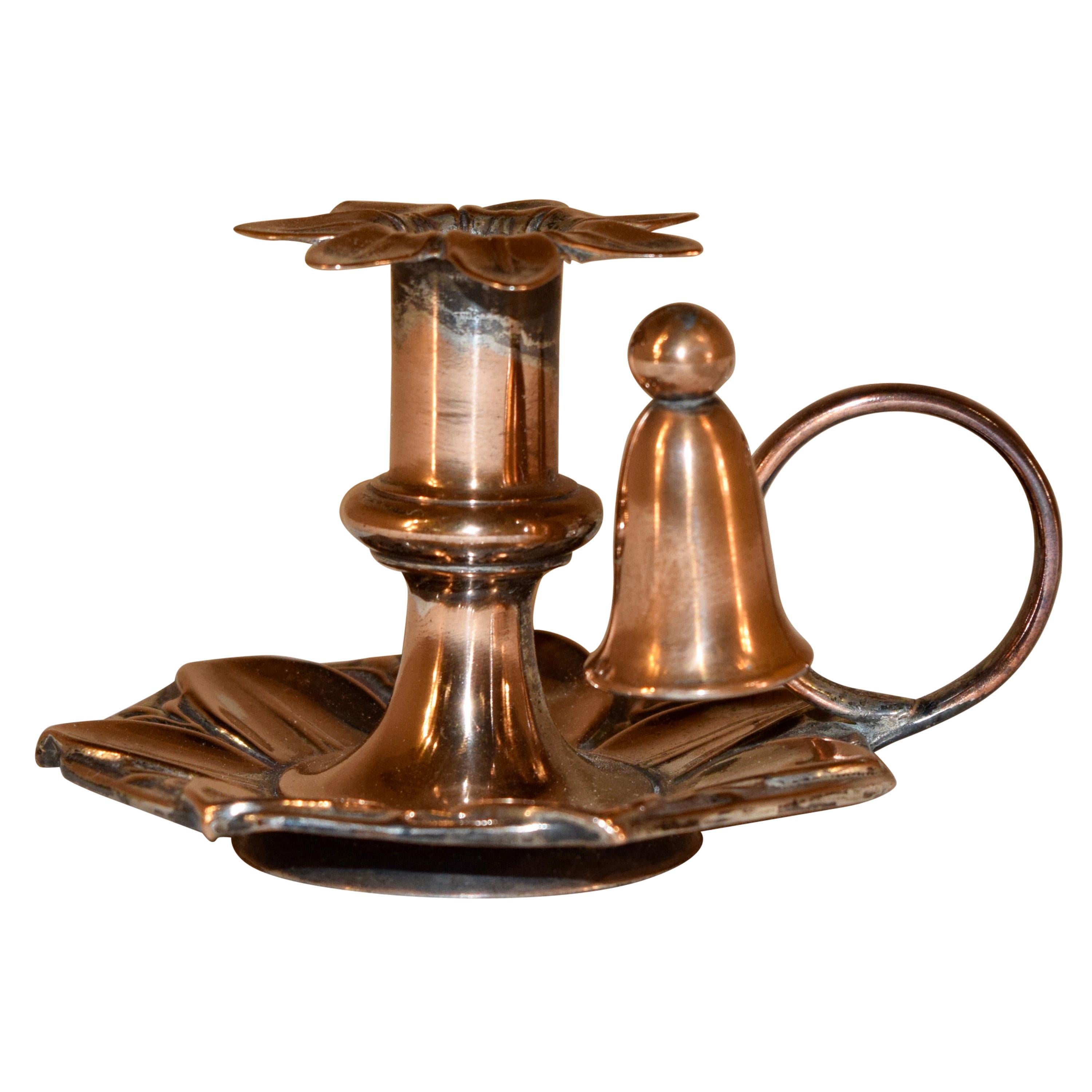 19th Century English Copper Chamberstick at 1stDibs