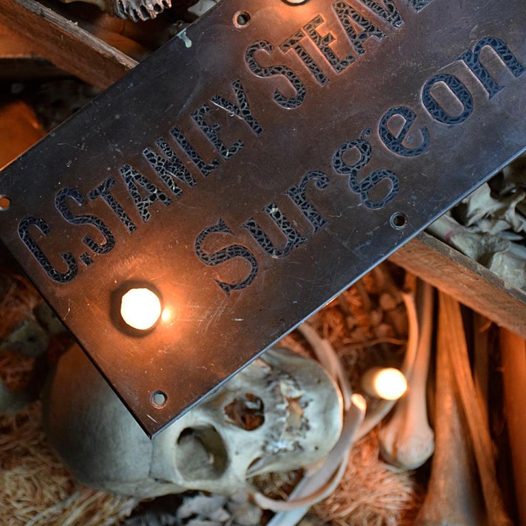 19th century English Copper Surgeon Sign For Sale at 1stDibs