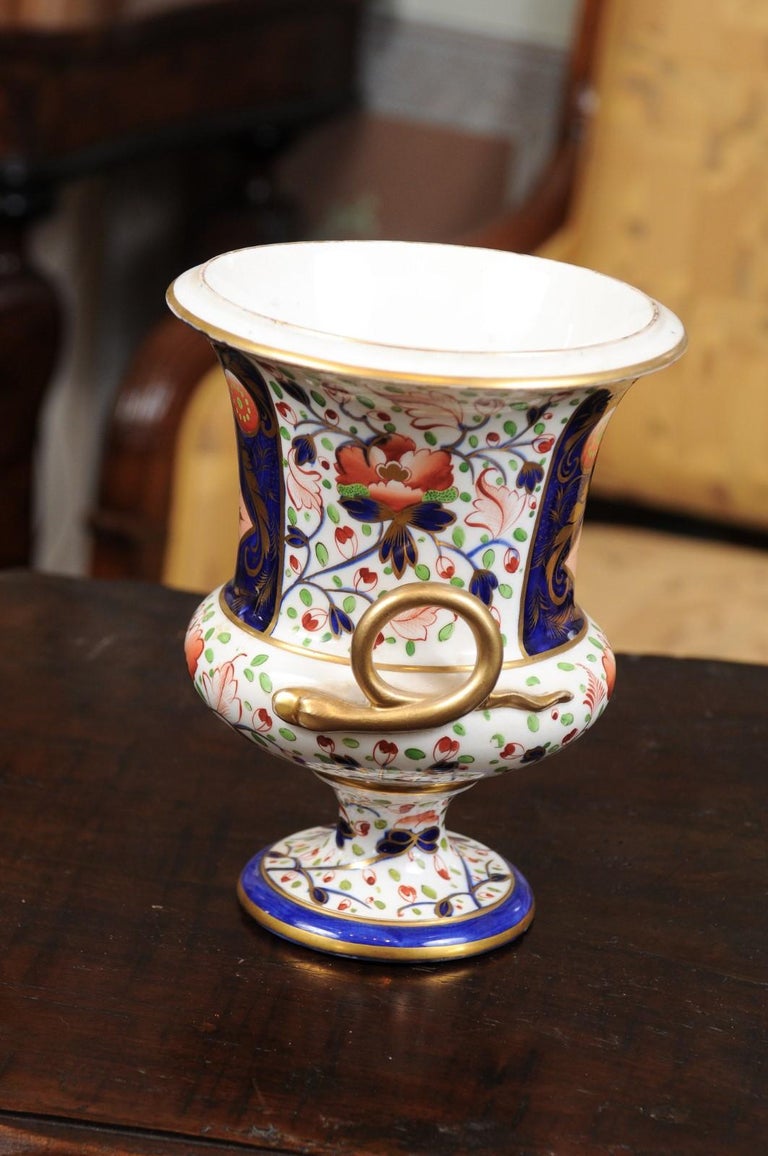 19th Century English Derby Porcelain Urn For Sale at 1stDibs