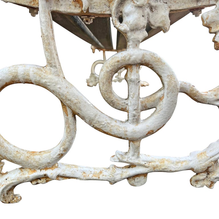 19th Century English 'Dog and Snake' Garden Bench For Sale at 1stDibs