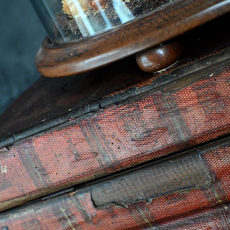 19th Century English Faux Book Box Table For Sale at 1stDibs