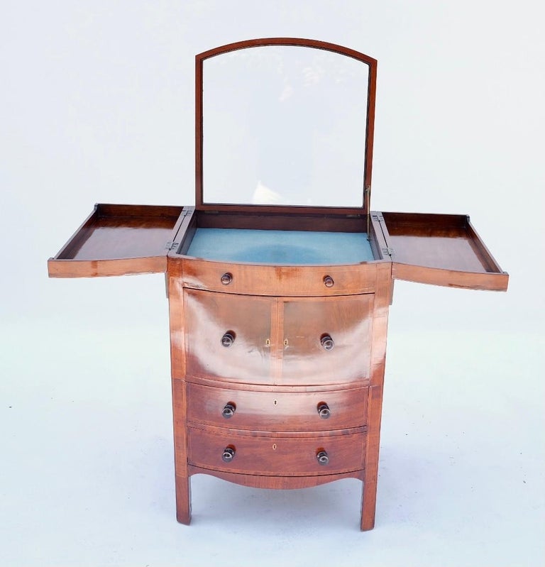 19th Century English Gentleman's Vanity Chest For Sale at 1stDibs