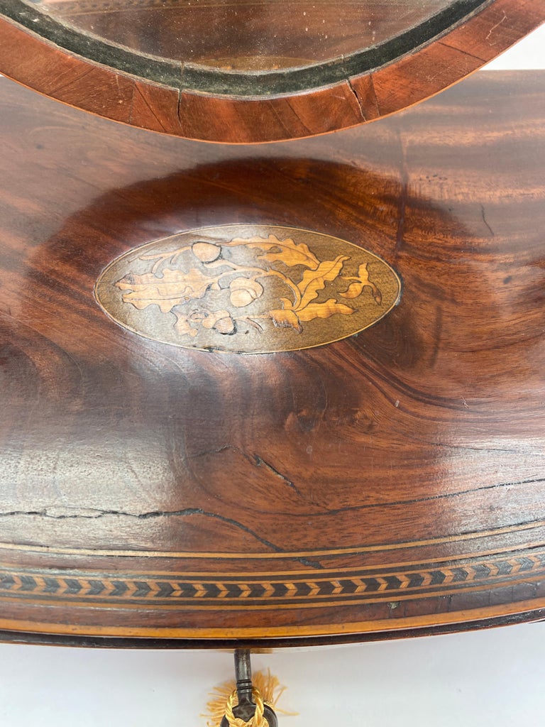 19th Century English Georgian Dressing Table Mirror For Sale at 1stDibs