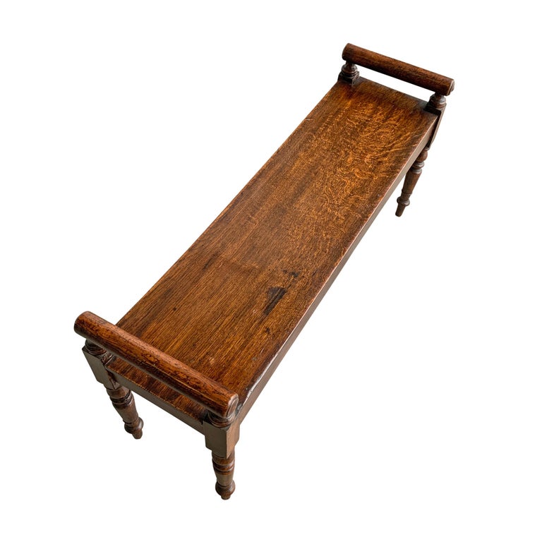 19th Century English Hall Bench at 1stDibs