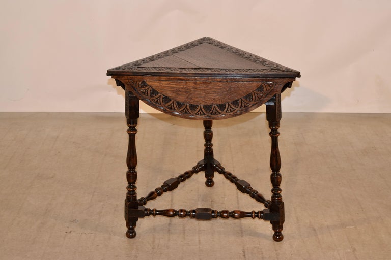 19th Century English Handkerchief Table at 1stDibs