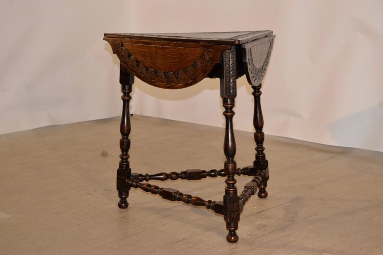 19th Century English Handkerchief Table at 1stDibs