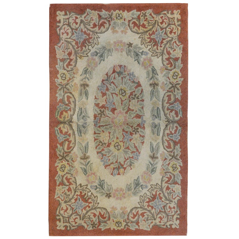 20th Century Chinese Hook Rug For Sale at 1stDibs