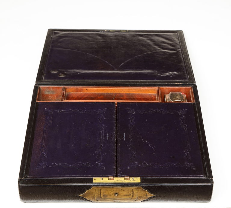 19th Century English, Leather Writing Compendium For Sale at 1stDibs