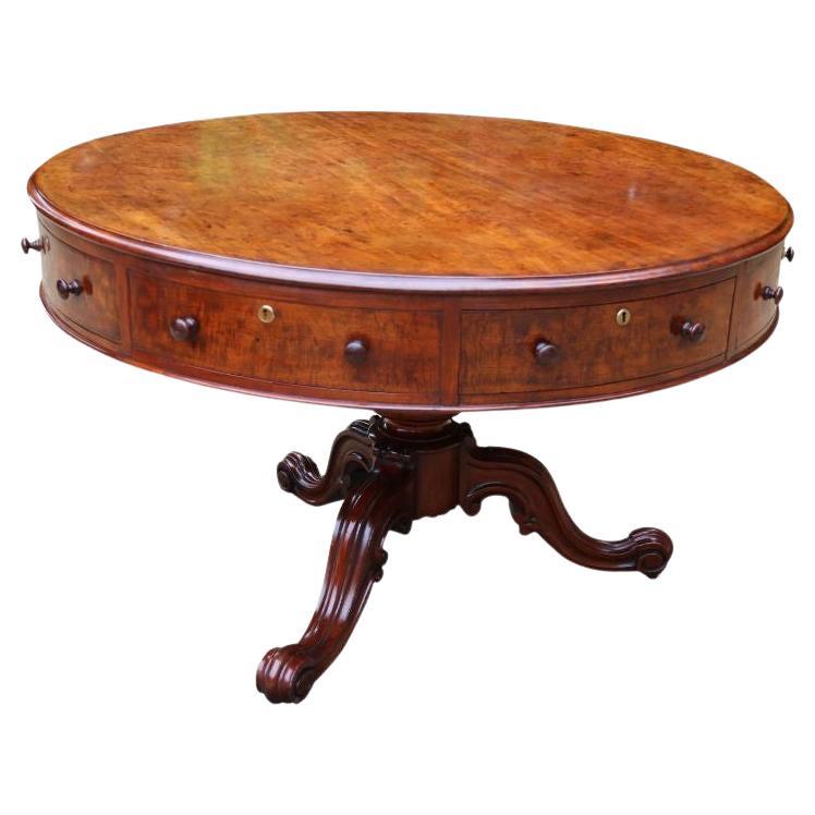 19th Century English Library Table at 1stDibs