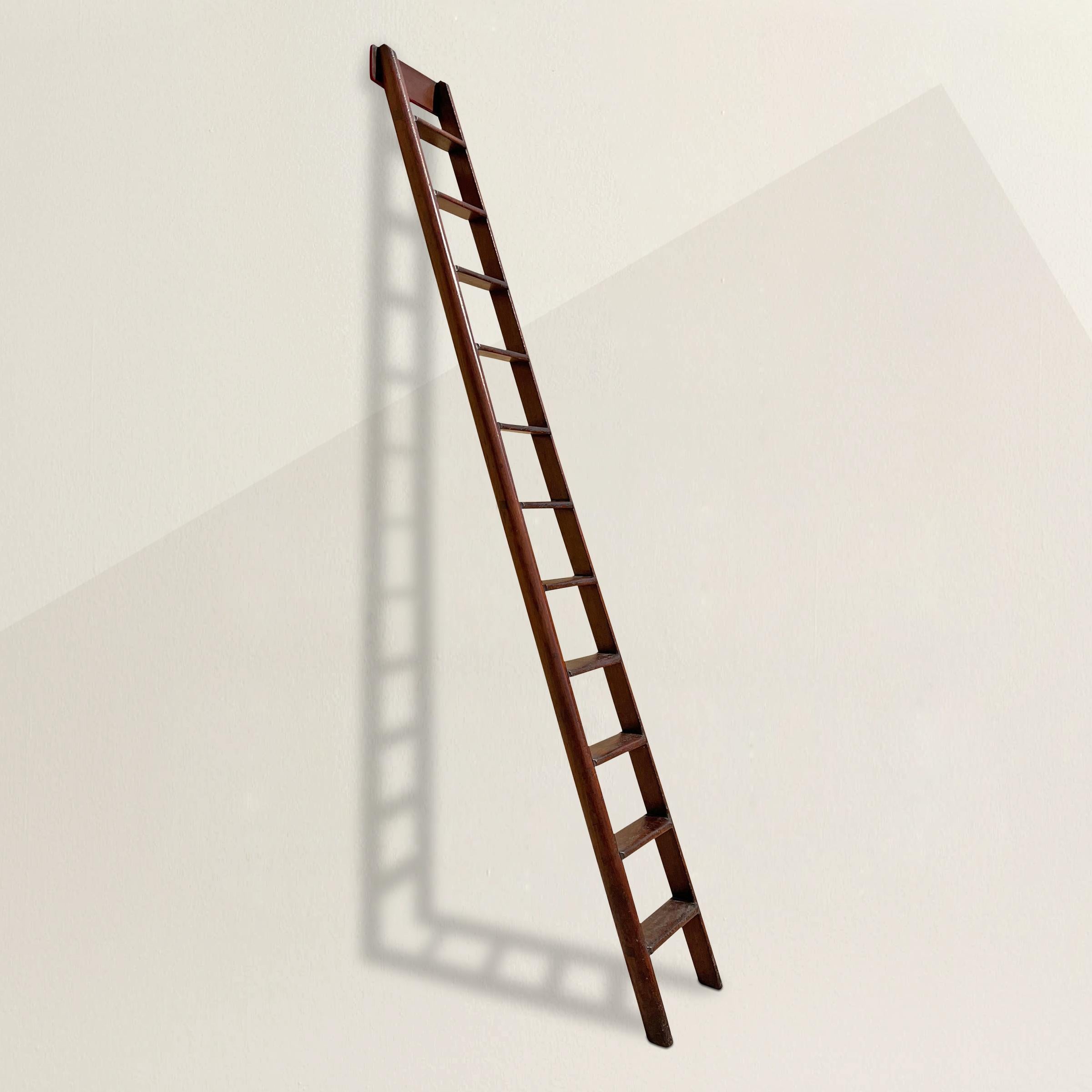 19th Century English Library Ladder at 1stDibs
