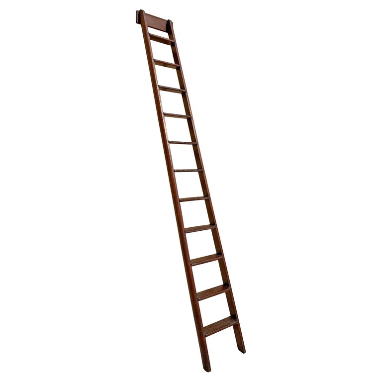 19th Century English Library Ladder at 1stDibs