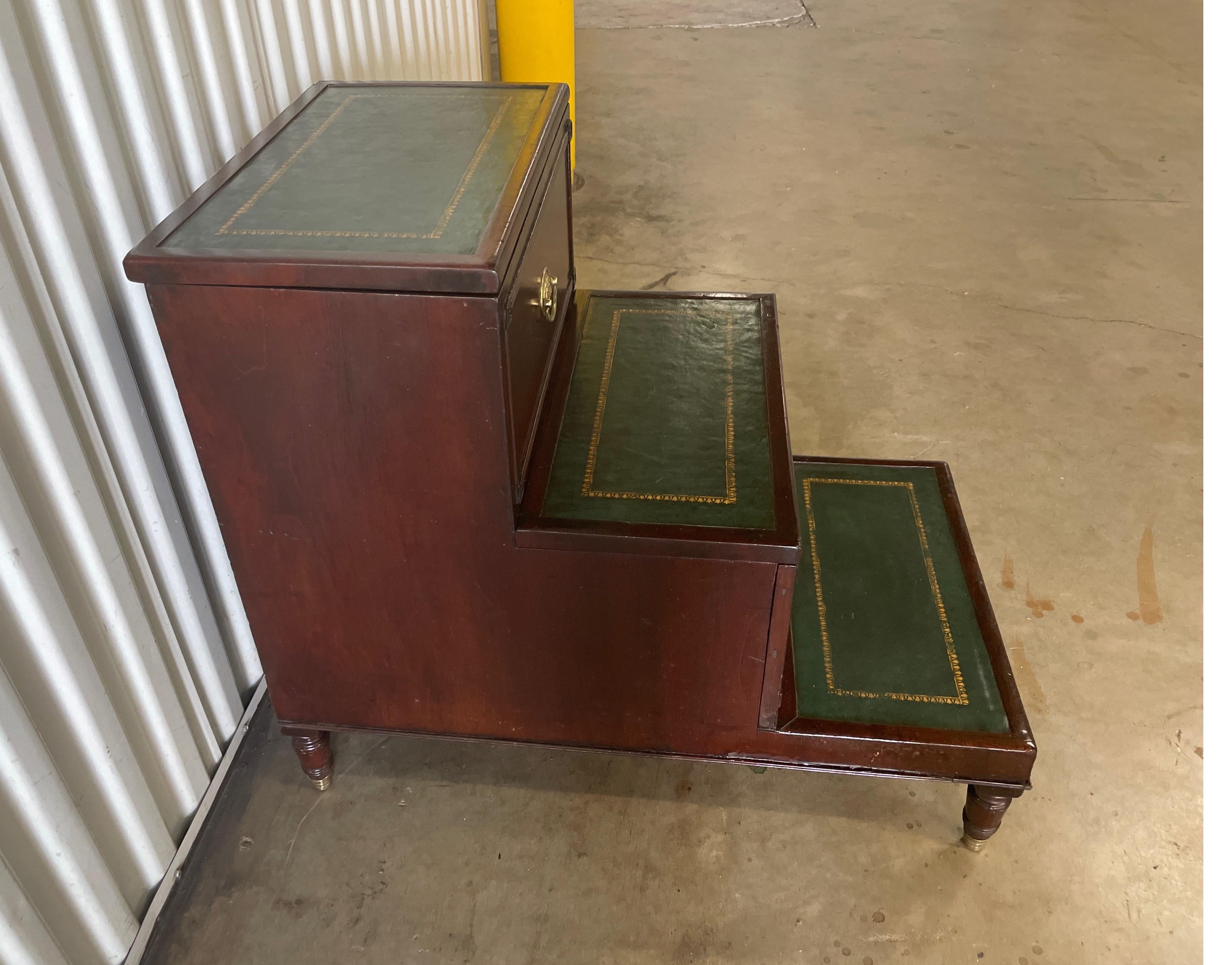 19th Century English Library Steps For Sale at 1stDibs