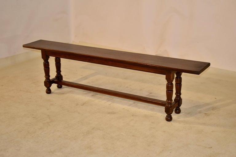 19th Century English Long Bench at 1stDibs