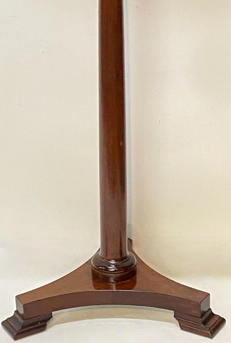 19th Century English Mahogany Floor Model Music Stand For Sale at 1stDibs