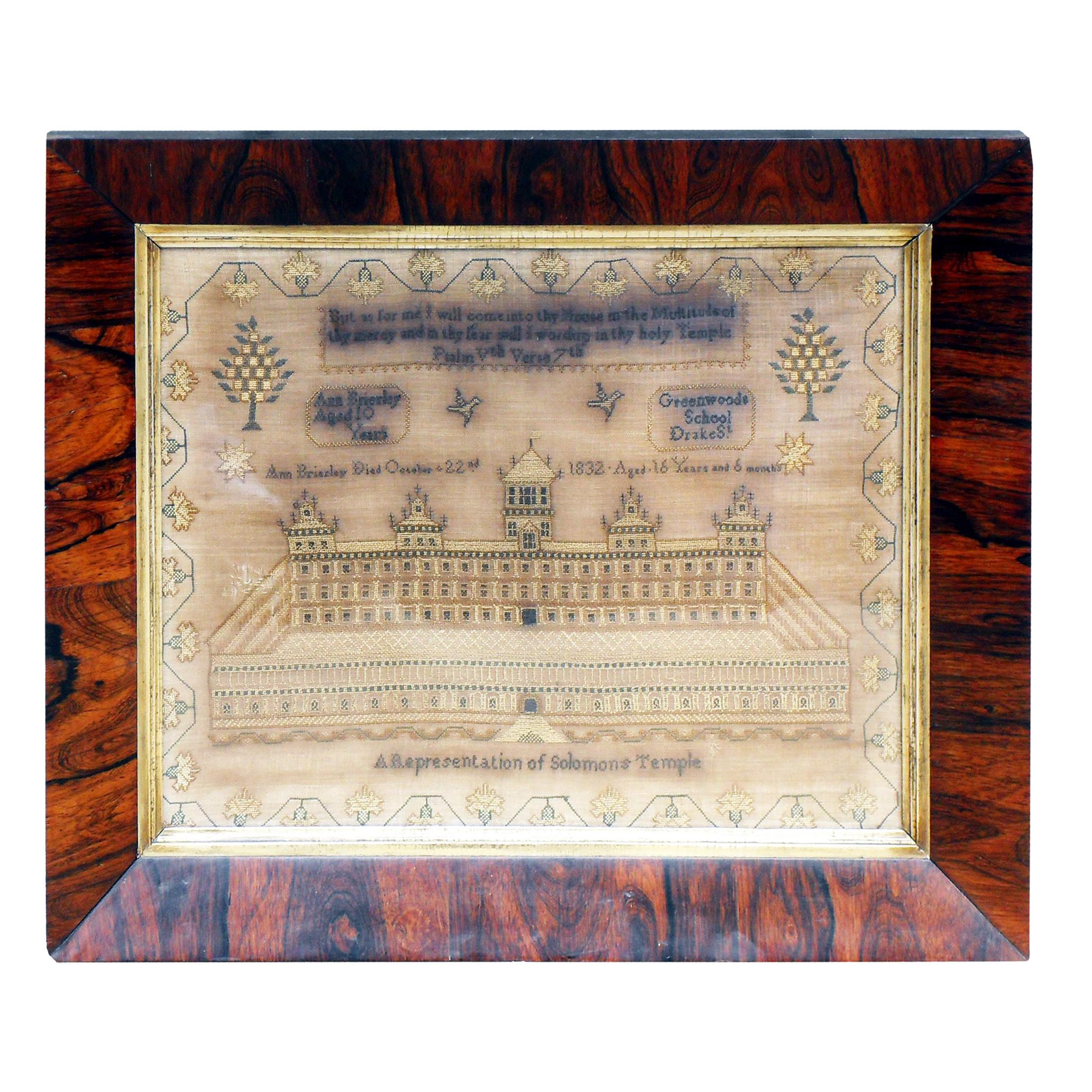 Silk Embroidered Painting Kings and Queens, Susan Riley 1962 in Wood ...