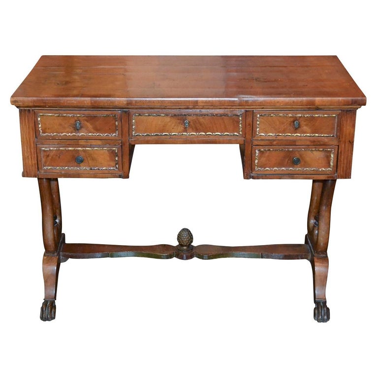 19th Century English Neoclassical Desk For Sale at 1stDibs