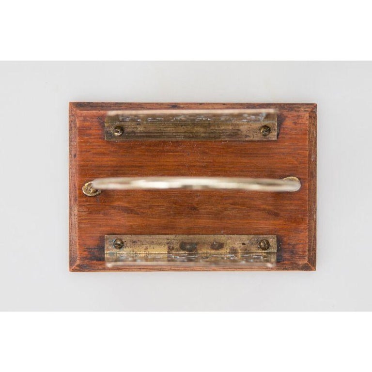 19th Century English Oak and Brass Letter Rack Holder by William Tonks ...