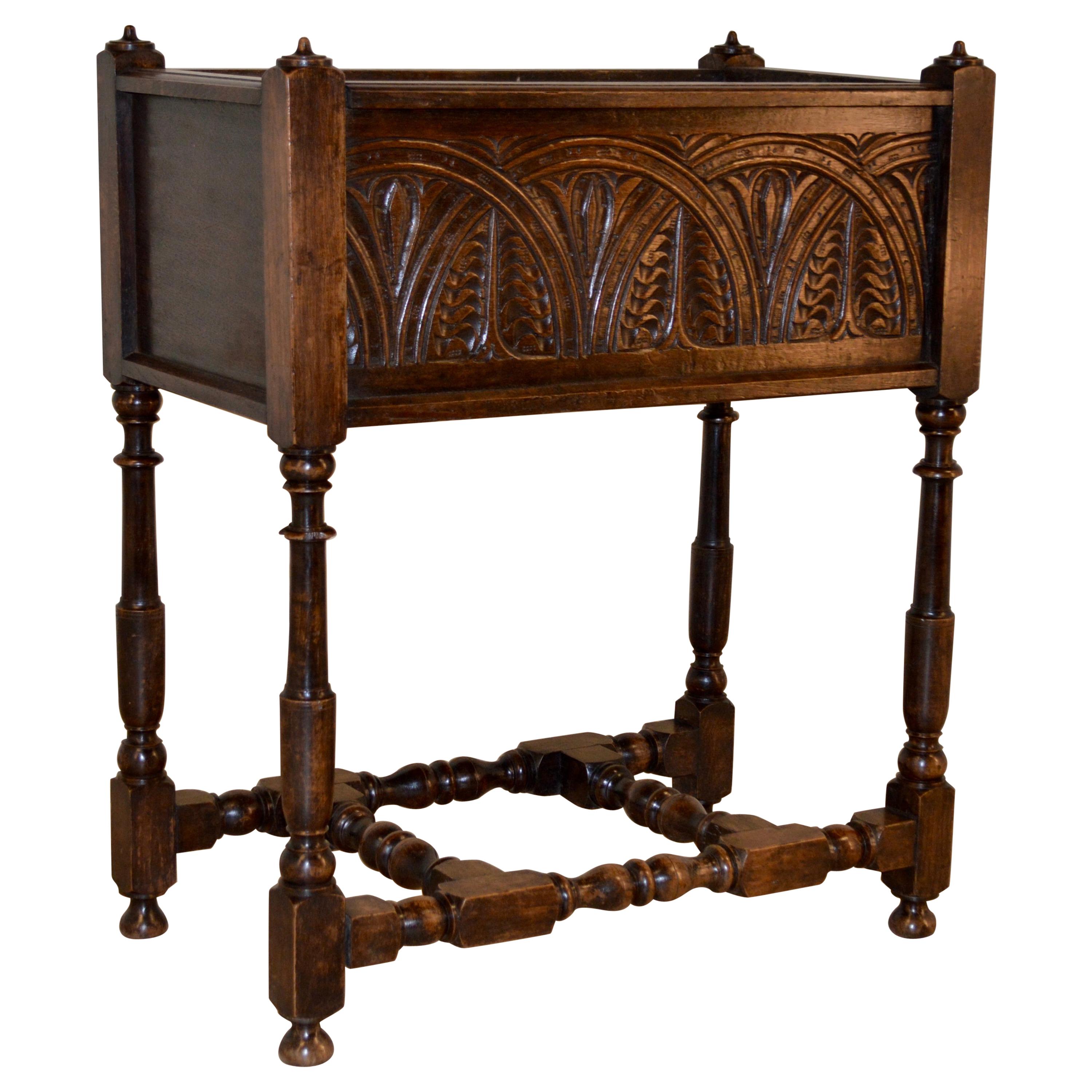 19th Century English Oak Planter at 1stDibs