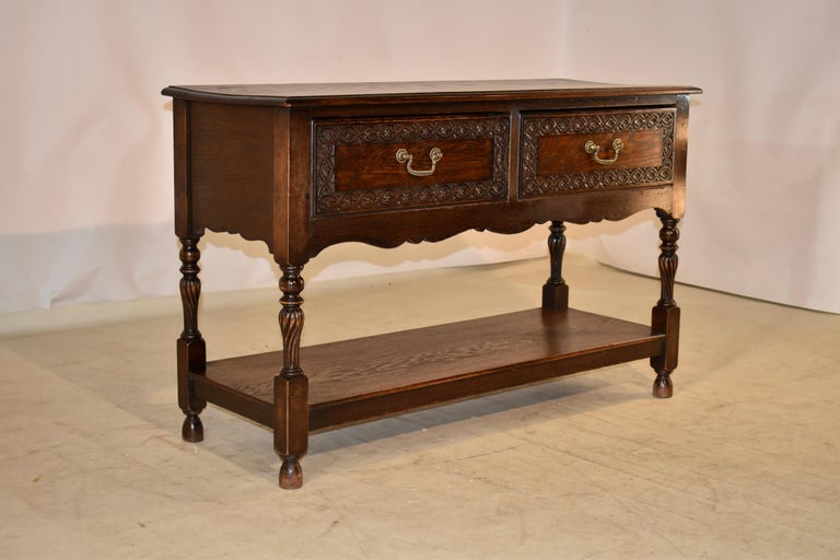 19th Century English Oak Pot Board For Sale at 1stDibs