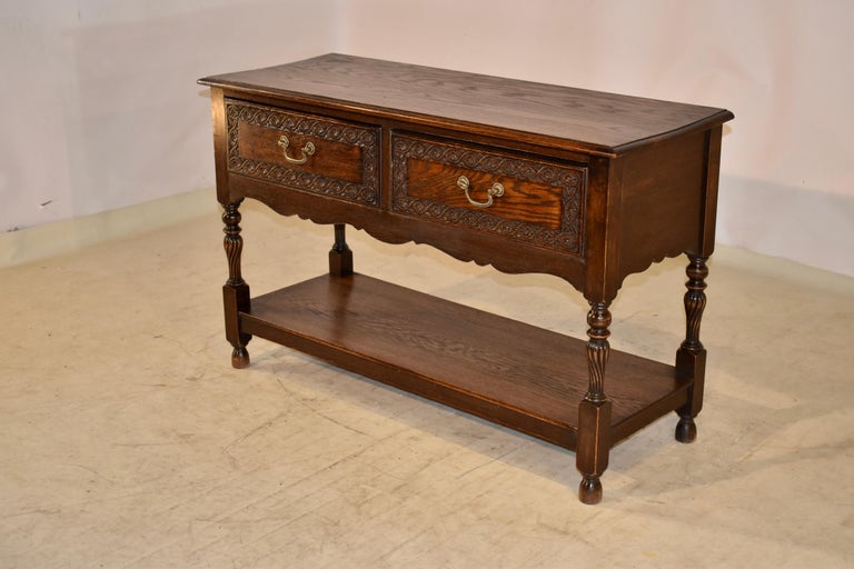 19th Century English Oak Pot Board For Sale at 1stDibs