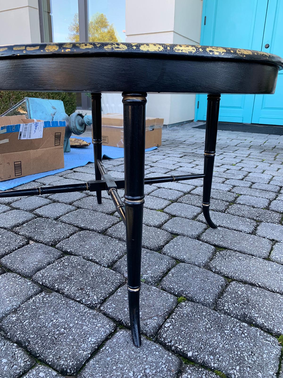 19th Century English Papier-Mâché Tray on Stand by Thomas Illidge ...