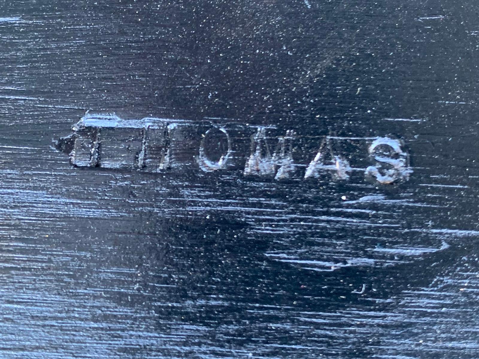 19th Century English Papier-Mâché Tray on Stand by Thomas Illidge ...