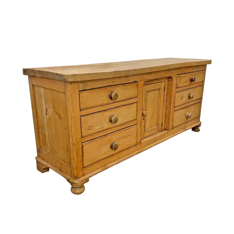 19th Century English Pine Pot Board at 1stDibs