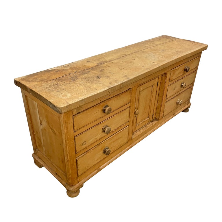 19th Century English Pine Pot Board at 1stDibs