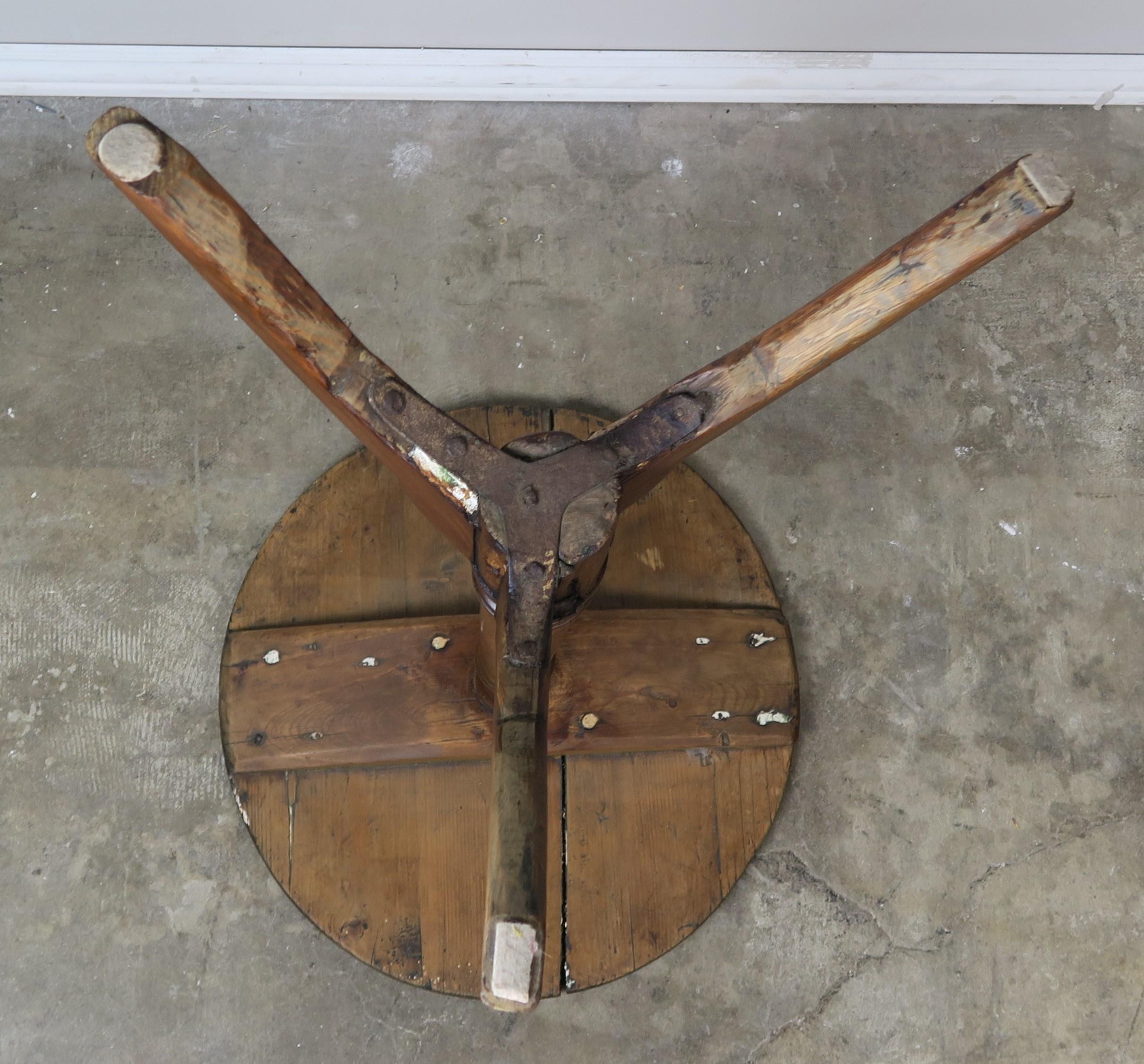 19th Century English Primitive Cricket Table at 1stDibs