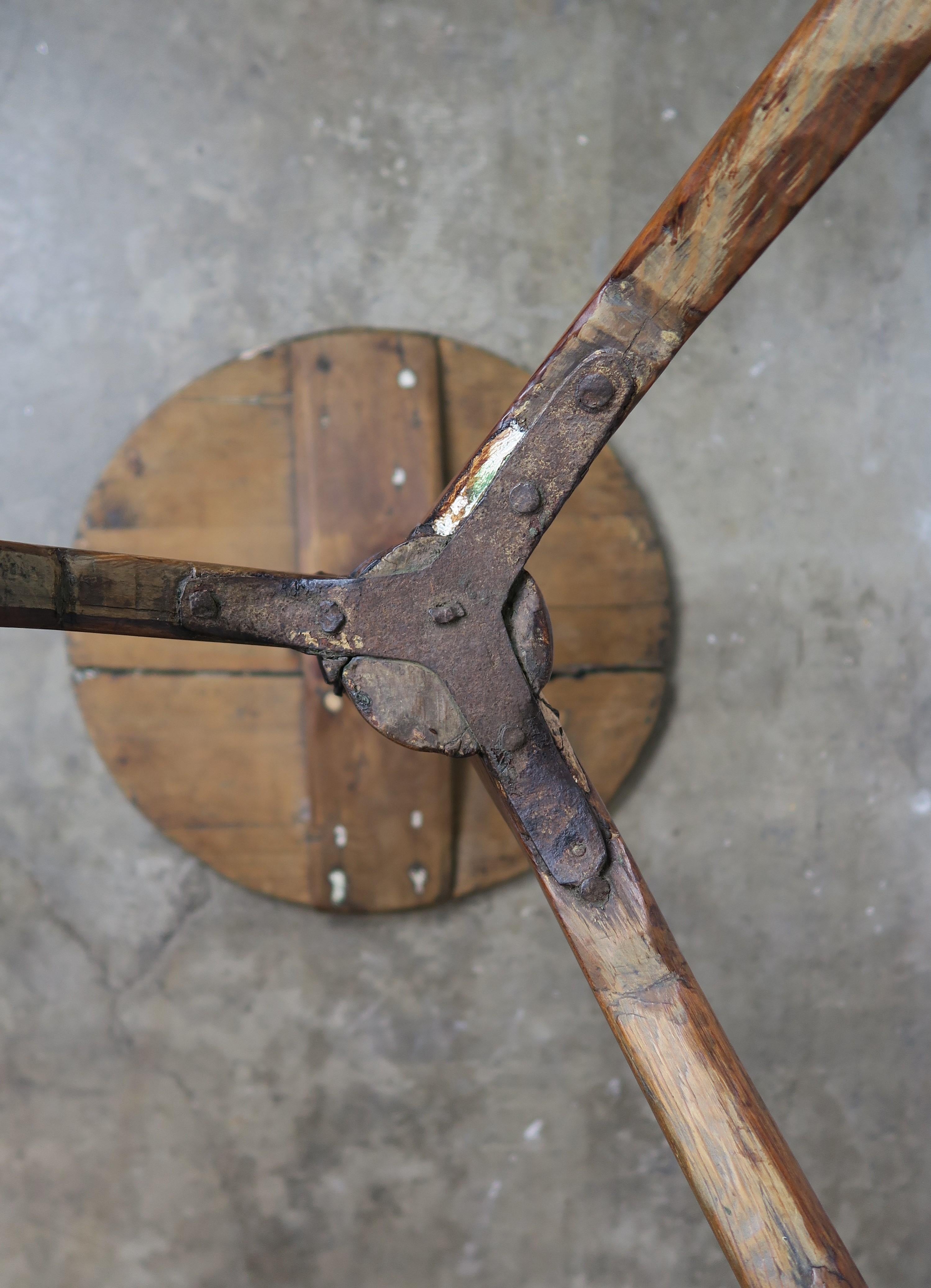 19th Century English Primitive Cricket Table at 1stDibs