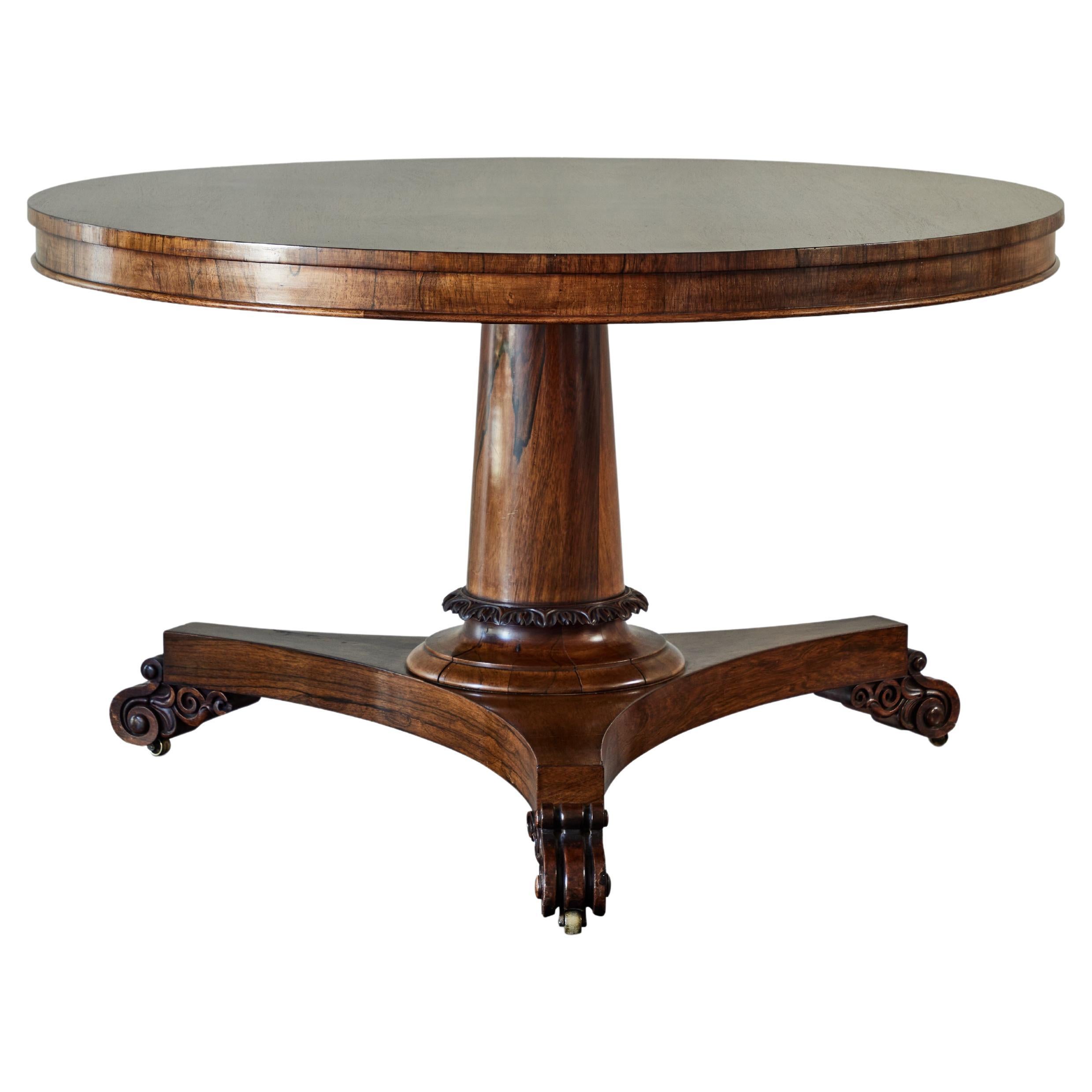19th Century Regency Drum Table For Sale at 1stDibs