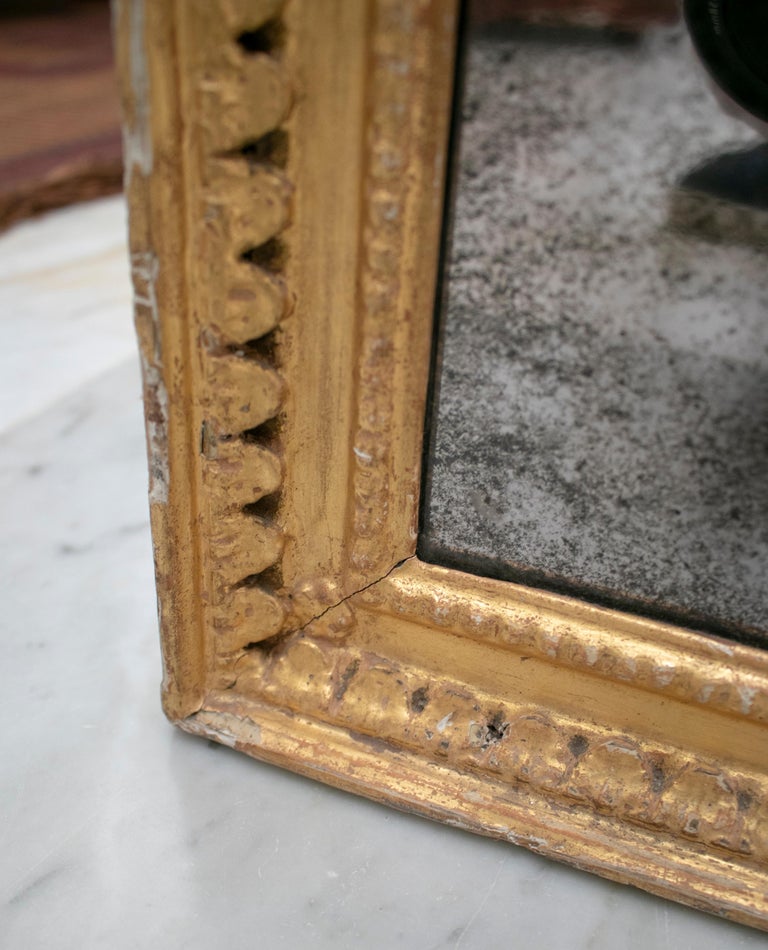 19th Century English Regency Gilt Neoclassical Mirror For Sale at 1stDibs