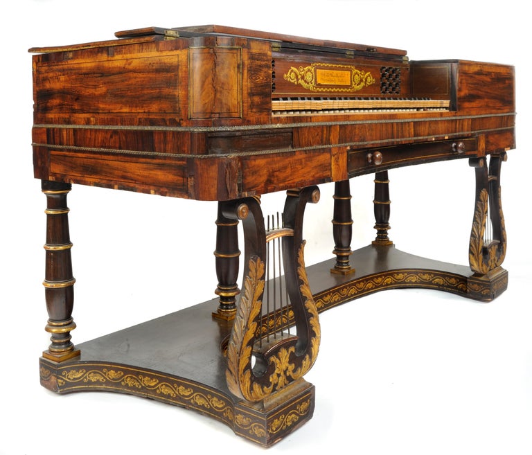 19th Century English Regency Piano-Forte For Sale at 1stDibs