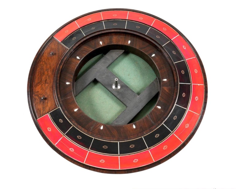 19th Century English Regency Rosewood Roulette Game Table For Sale at ...