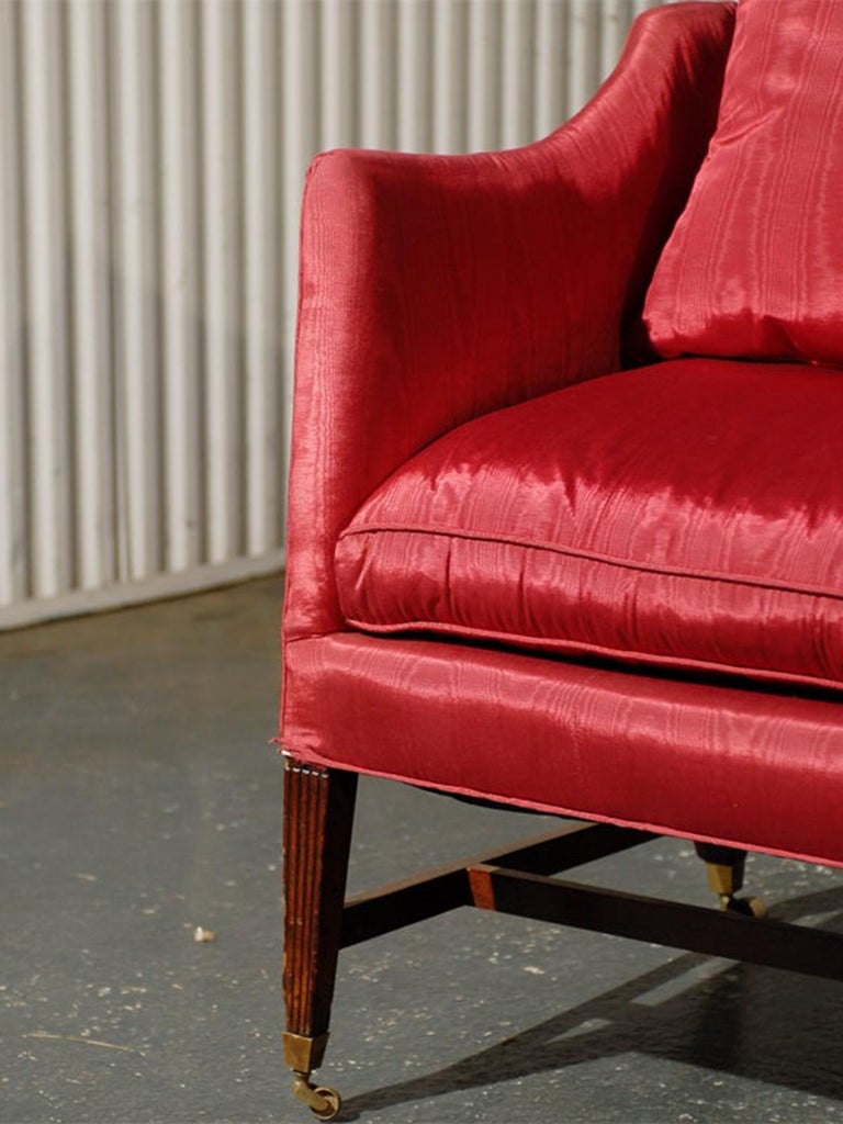 19th Century English Regency Style Upholstered Settee, circa 1820 For ...