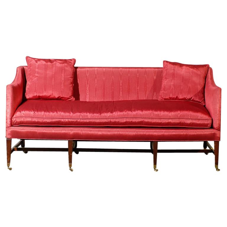 19th Century English Regency Style Upholstered Settee, circa 1820 For ...