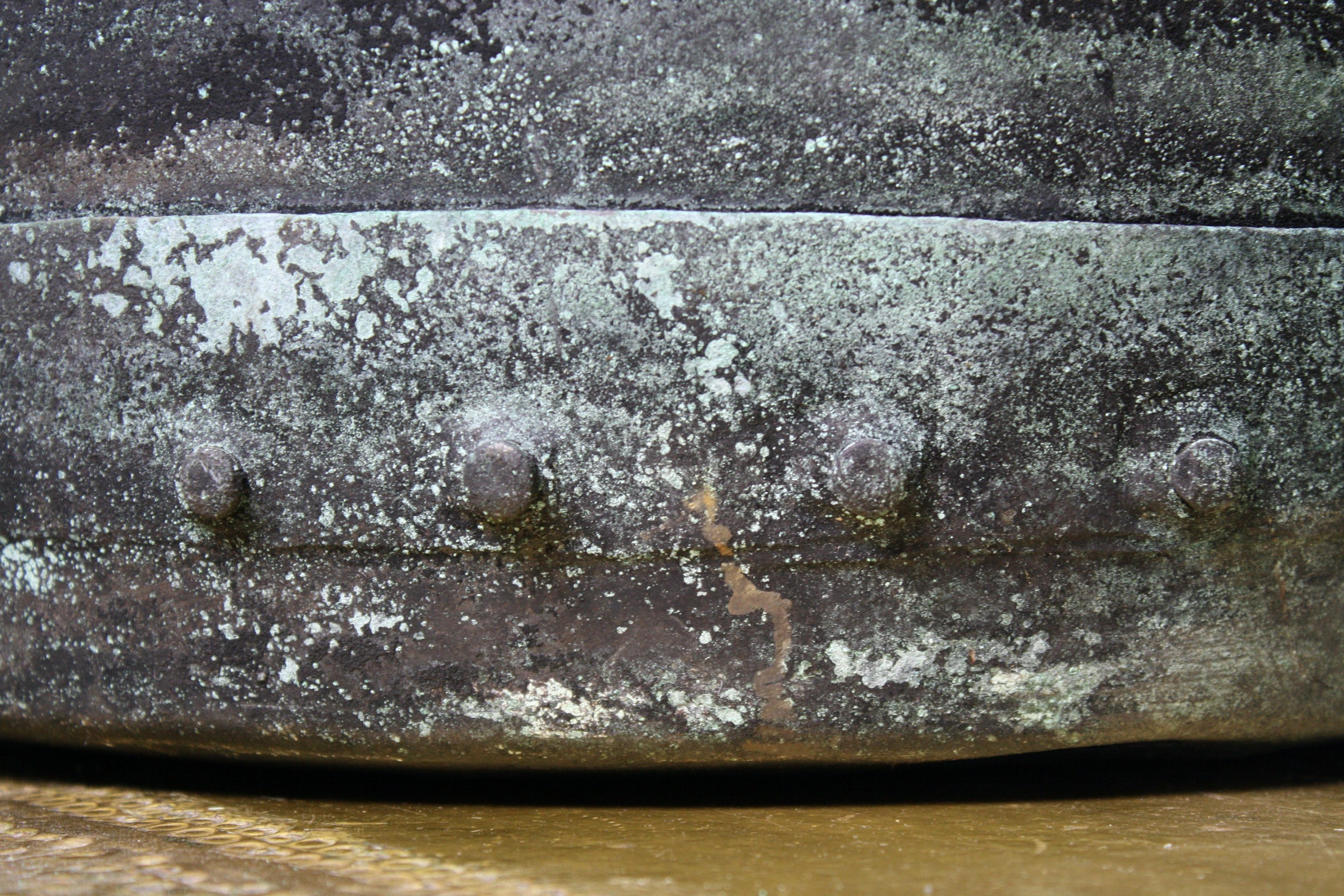 19th Century English Riveted Copper Verdigris Vat Vessel Planter at ...