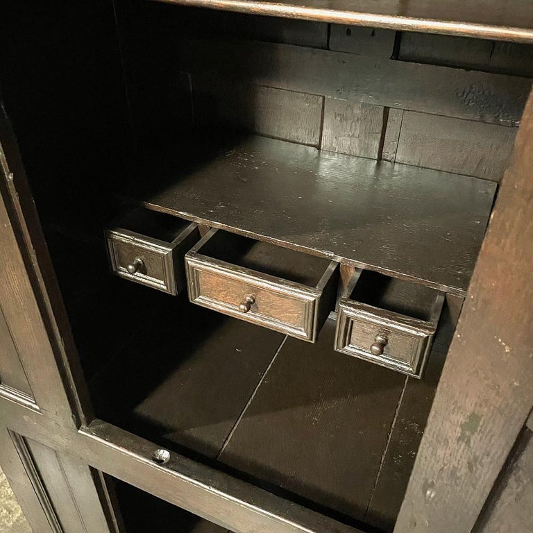 19th Century English Rustic Wardrobe ~ Cabinet For Sale at 1stDibs