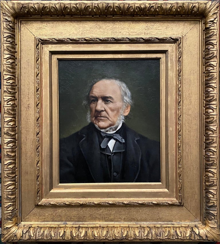 19th Century English School - Portrait of William Ewart Gladstone For ...