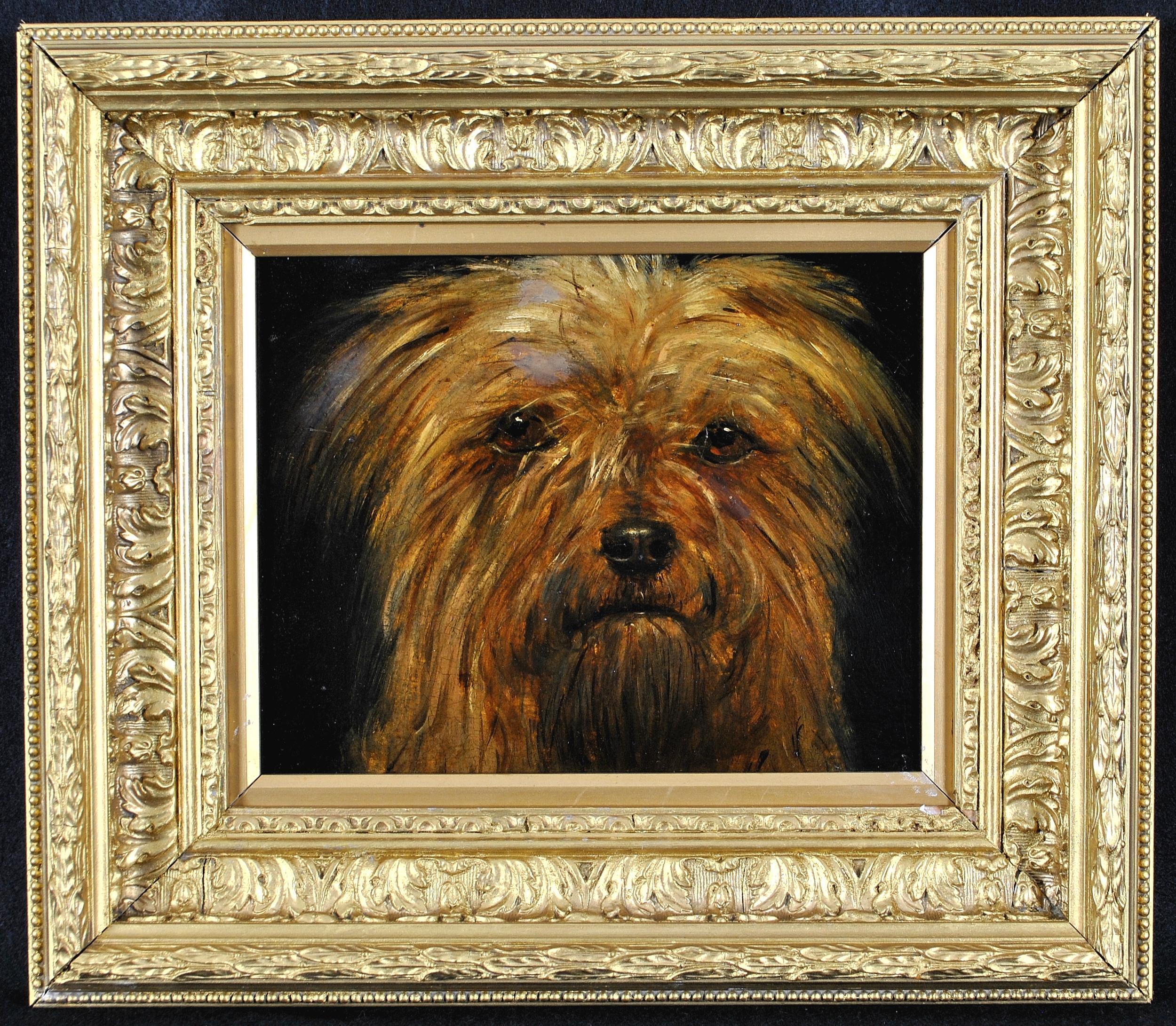 19th Century English School - Portrait of a Terrier - Antique English ...