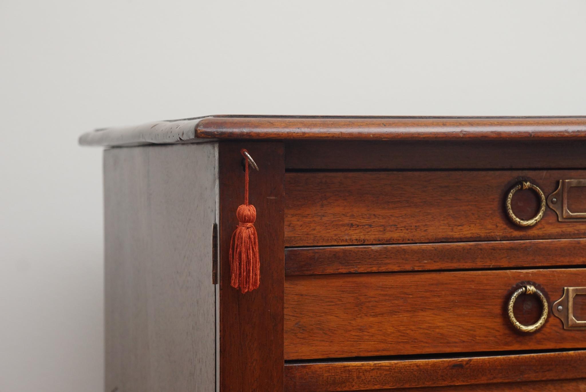 19th Century English Specimen Wellington Chest For Sale at 1stDibs