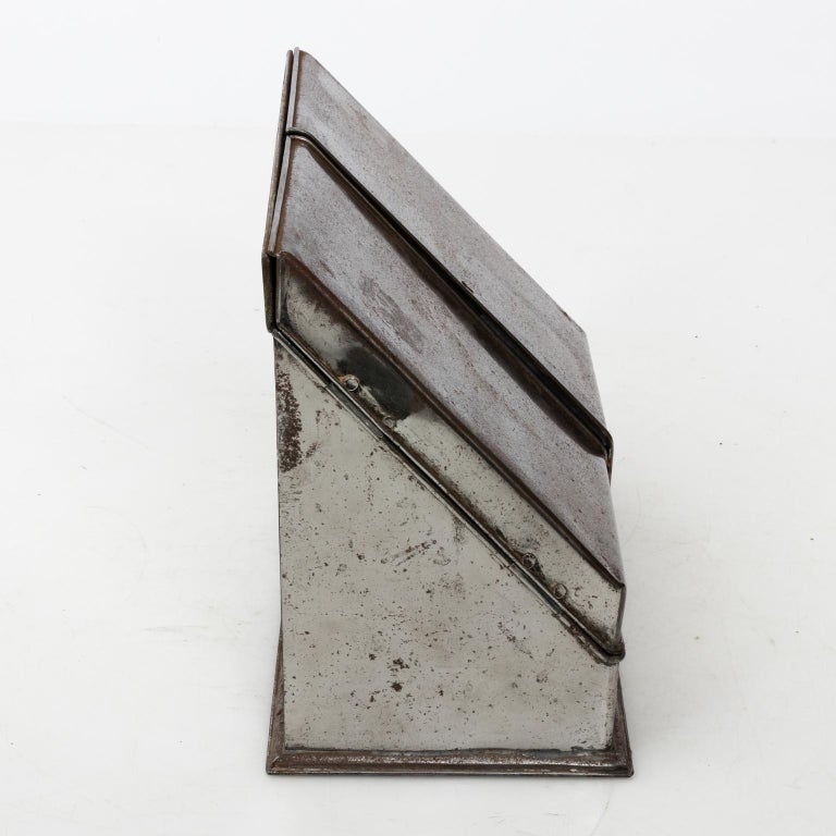 19th Century English Steel Secretary Box For Sale at 1stDibs