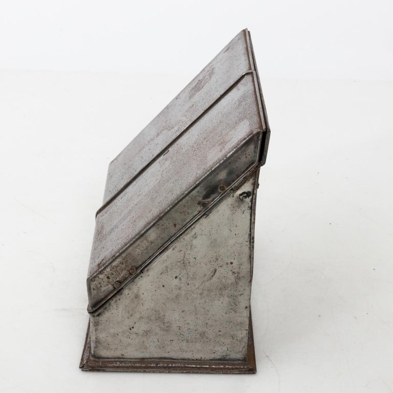 19th Century English Steel Secretary Box For Sale at 1stDibs