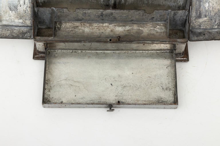 19th Century English Steel Secretary Box For Sale at 1stDibs