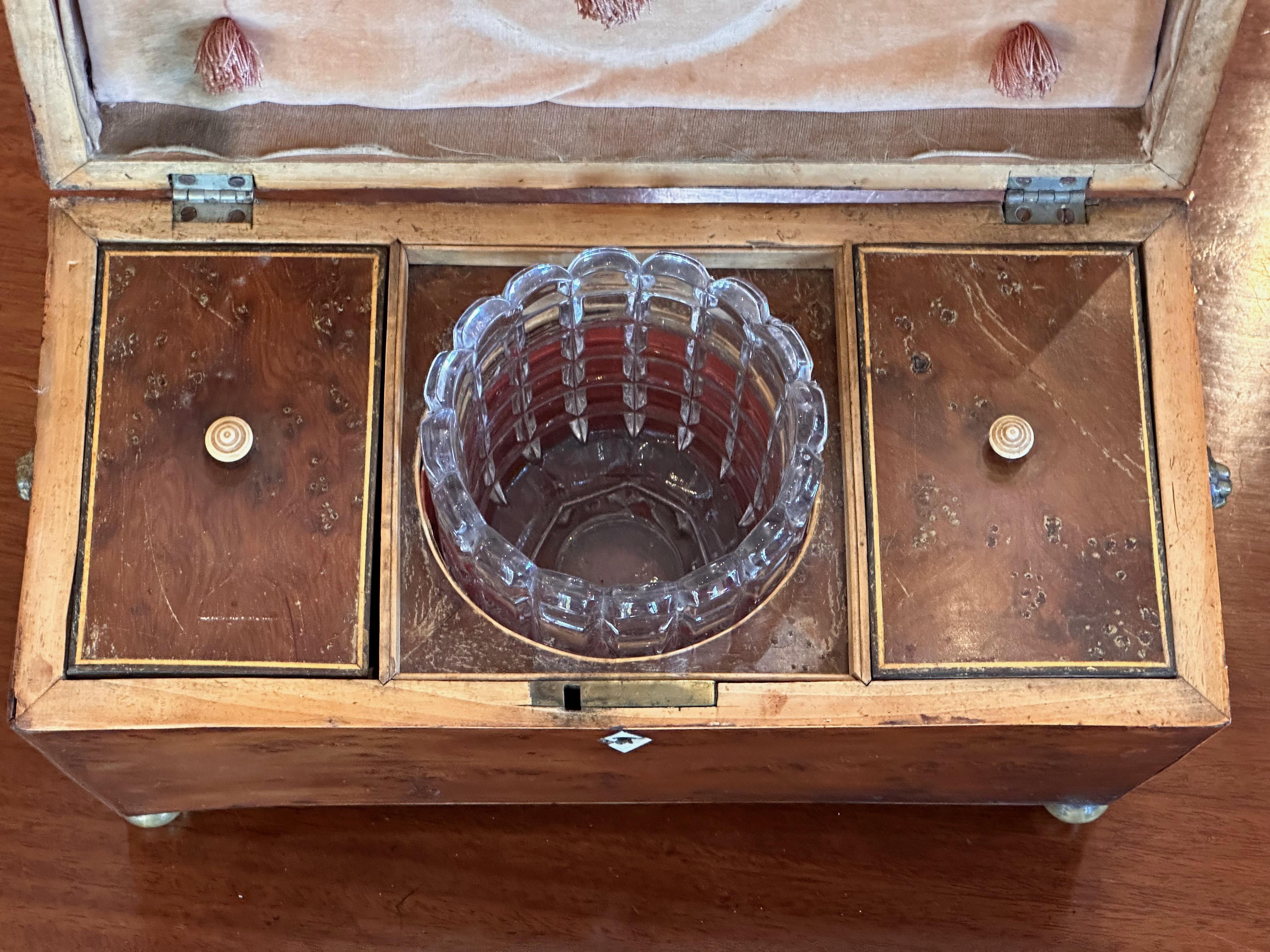 19th Century English Tea Caddy For Sale at 1stDibs