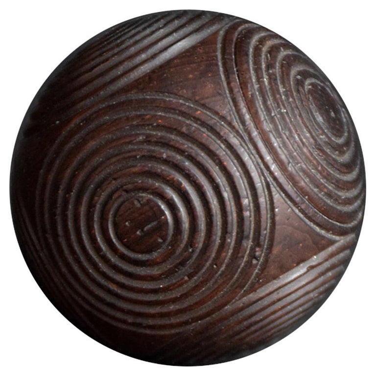 19th Century English Treen Puzzle Snuff Box Ball at 1stDibs